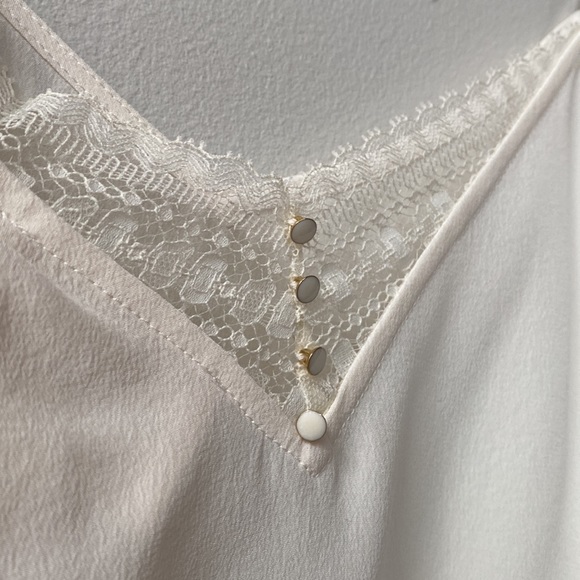 Sezane | Tops | Nwt Szane Tara Top In Cru | Poshmark